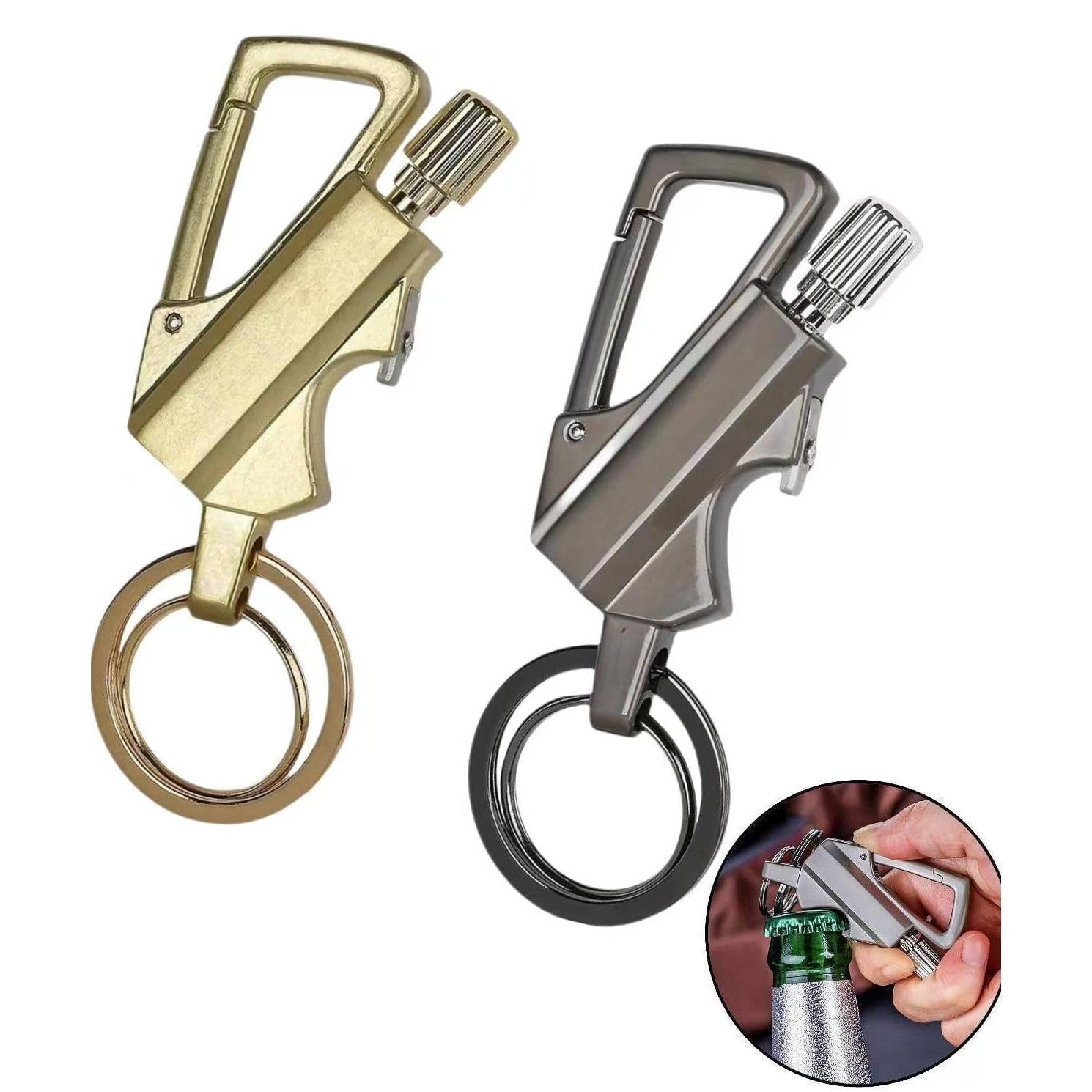 2 Pack Permanent Keychain Multitool Bottle Opener – Reusable Waterproof ...