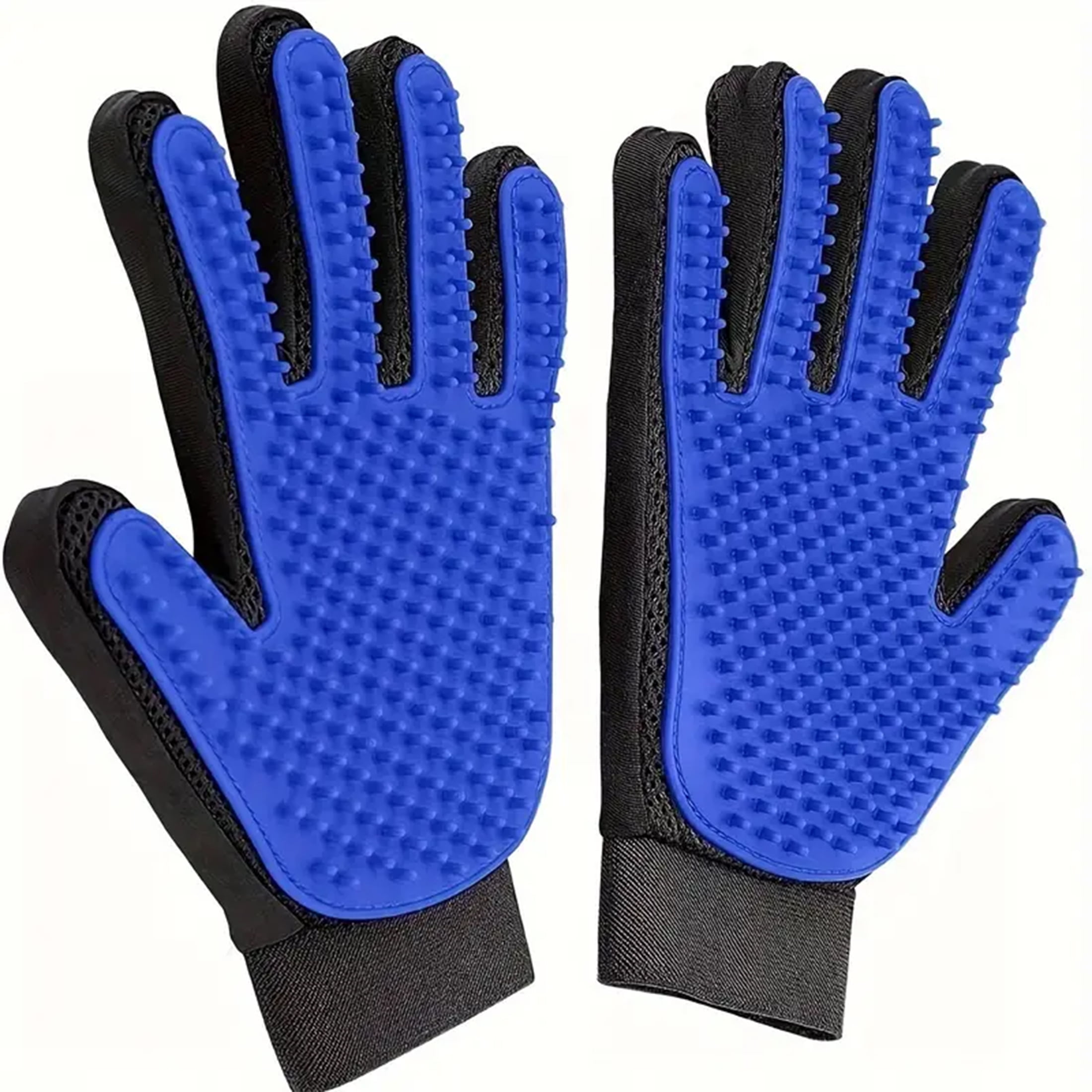 Pet Grooming Gloves, 2 Pack Bath Brush, Shedding Gloves for Dogs, Cats ...