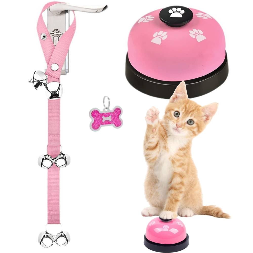 2 Pack Pet Potty Training Bell Button - Interactive Door Bell Puppy ...