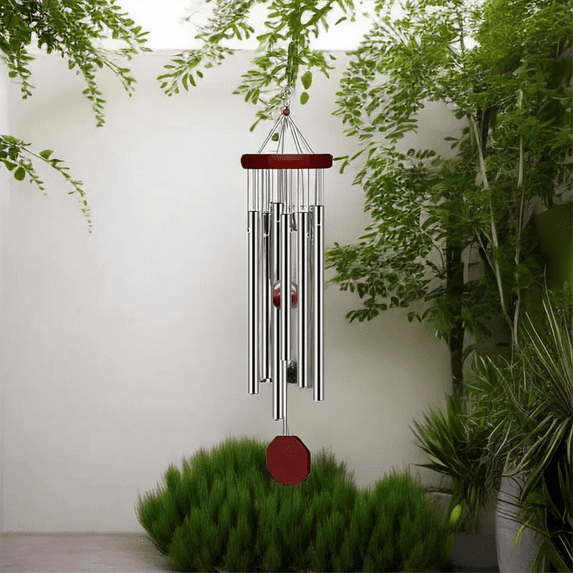 2 Pack PgzsyMemorial Wind Chimes Outdoor Large Deep Tone, Elegant ...