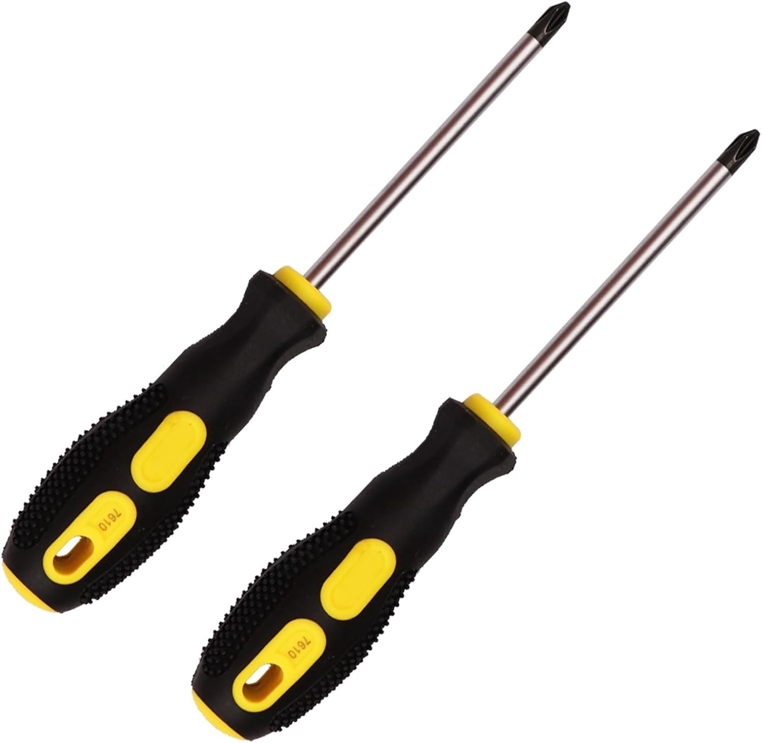 2 Pack Phillips Screwdriver 4 Inch Shaft, Cross-head Screwdriver 6mm ...