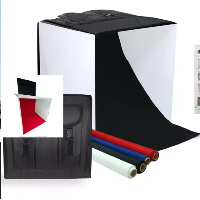 2-Pack Photo Light Box 24”x24”x24” – Professional Portable Shooting ...