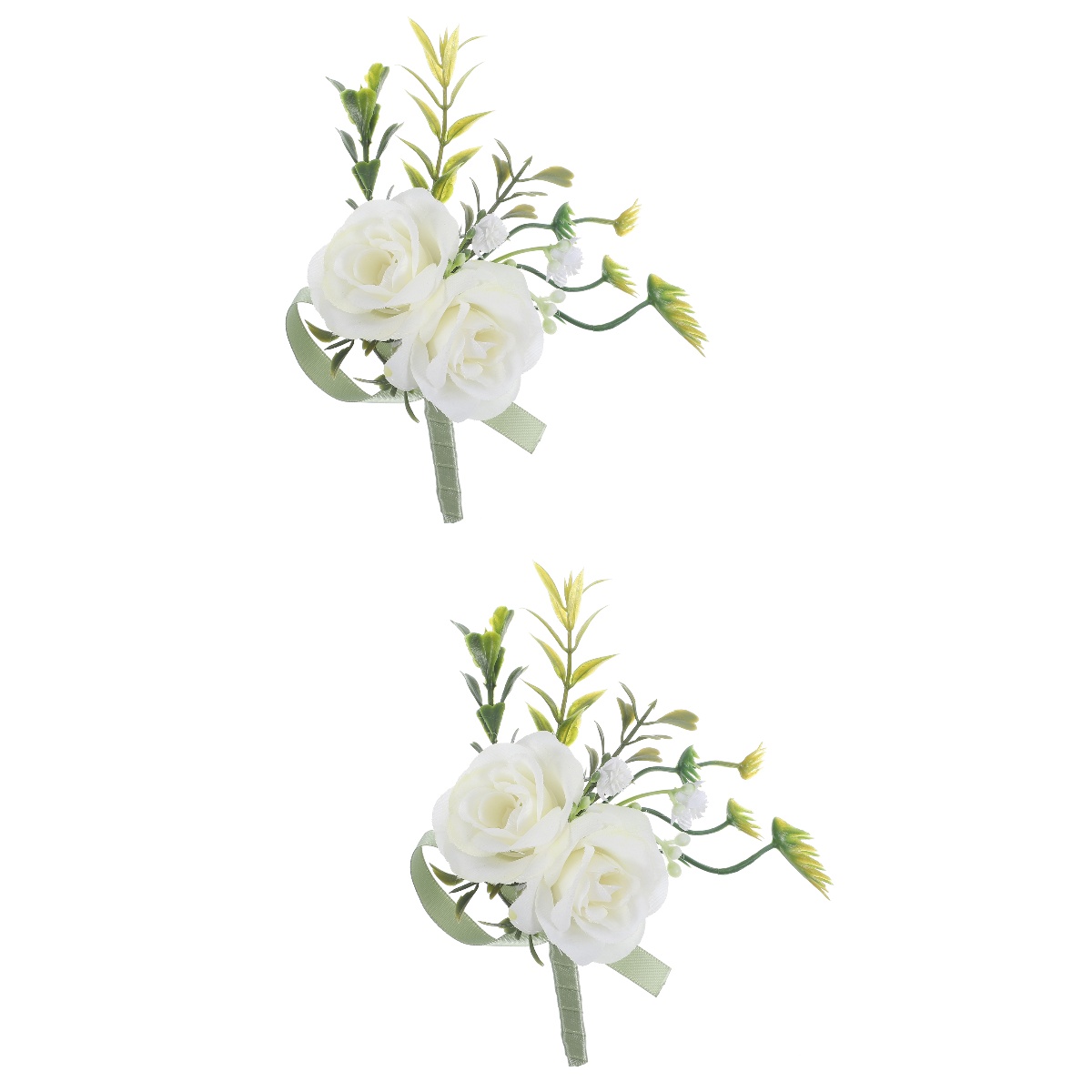 2 Pack Photo Taking Corsage Artificial Flower Boutonniere Banquet 11X9 ...