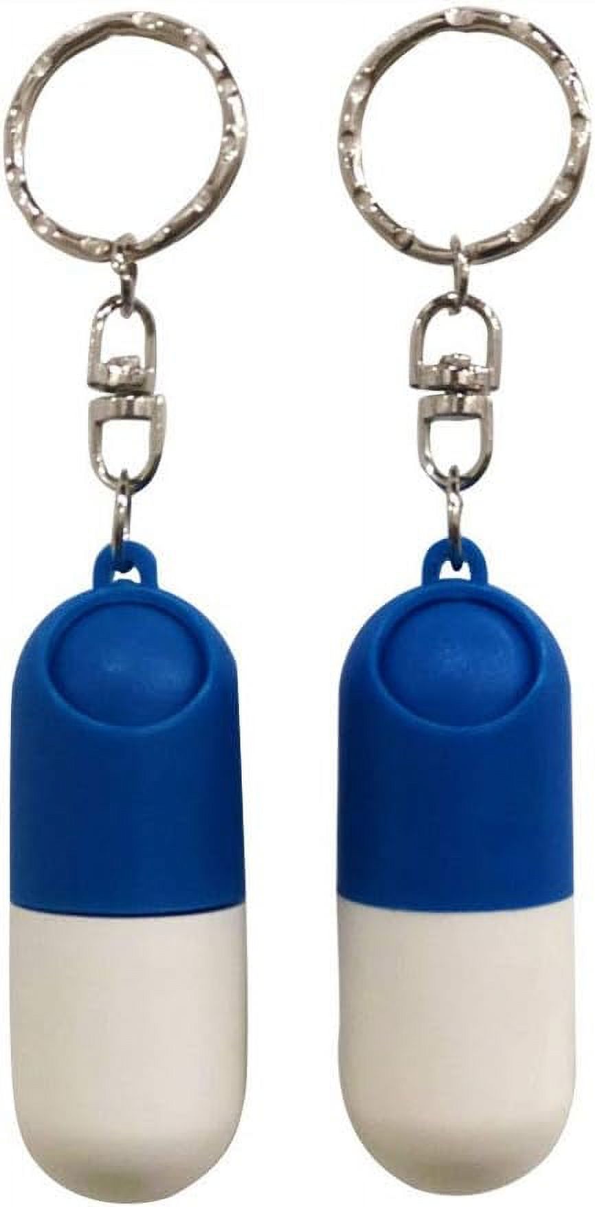 2 Pack Pill Case Keychain Portable Mini Pill Boxes Medicine Vitamin ...