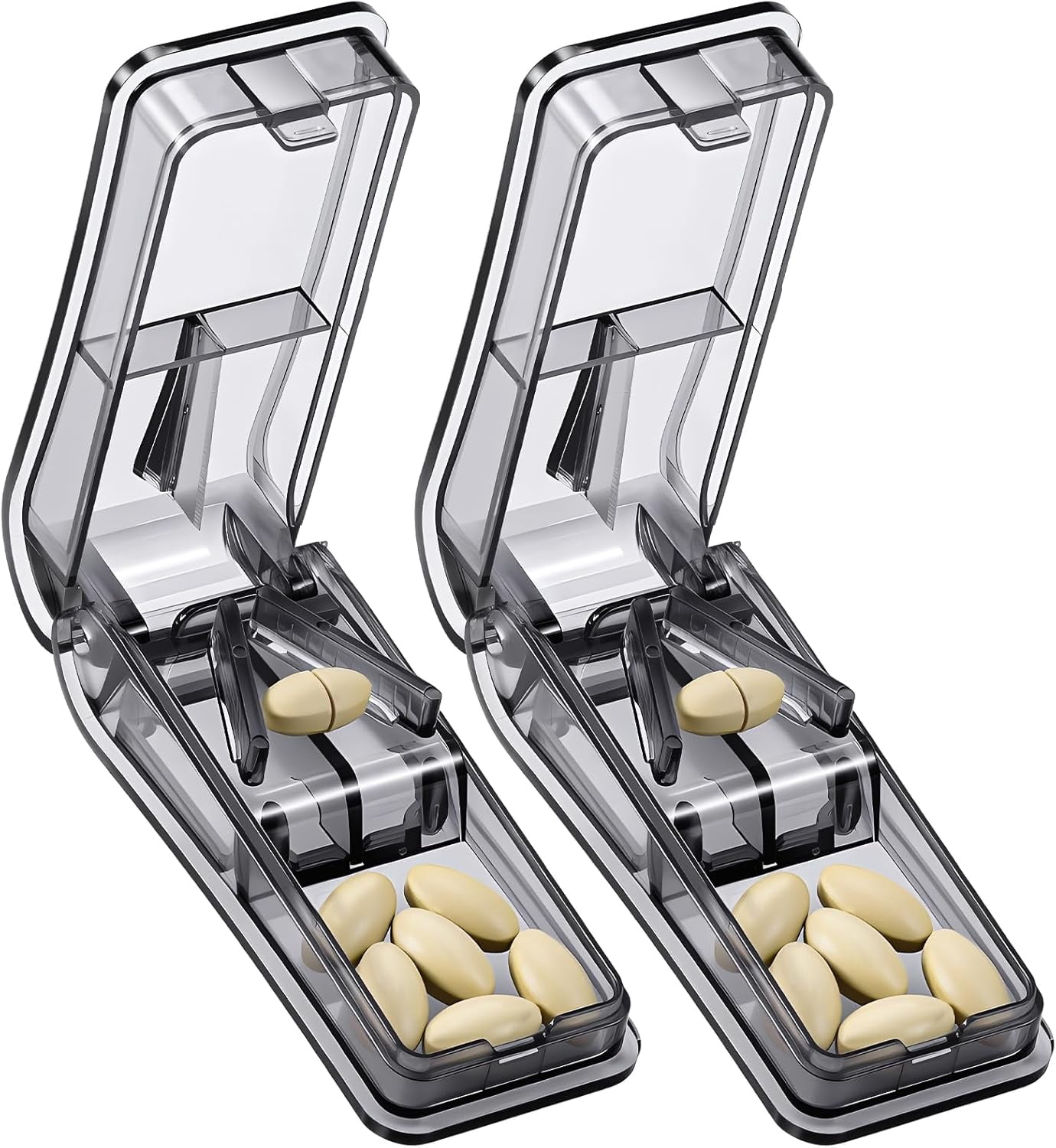 2-Pack Pill Cutter for Small or Large Pills – Professional Pill ...