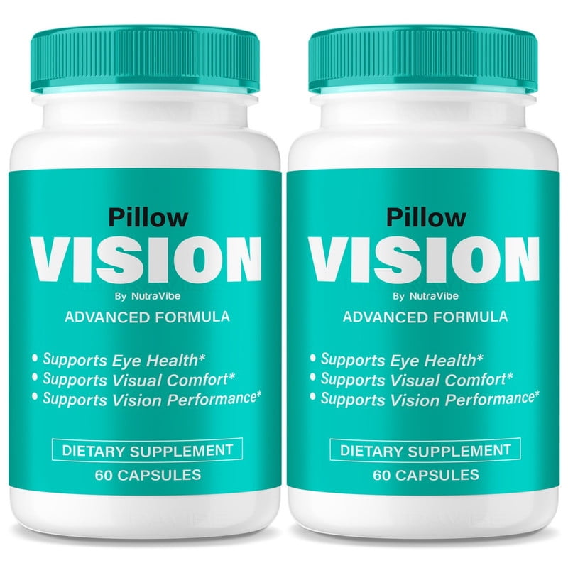 (2 Pack) Pillow Vision Capsules – Daily Eye Care Formula with Original ...