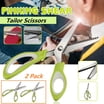 ZHUYING 2 pack Green Pinking Shears Comfort Grips Crafts Zig Zag Cut ...