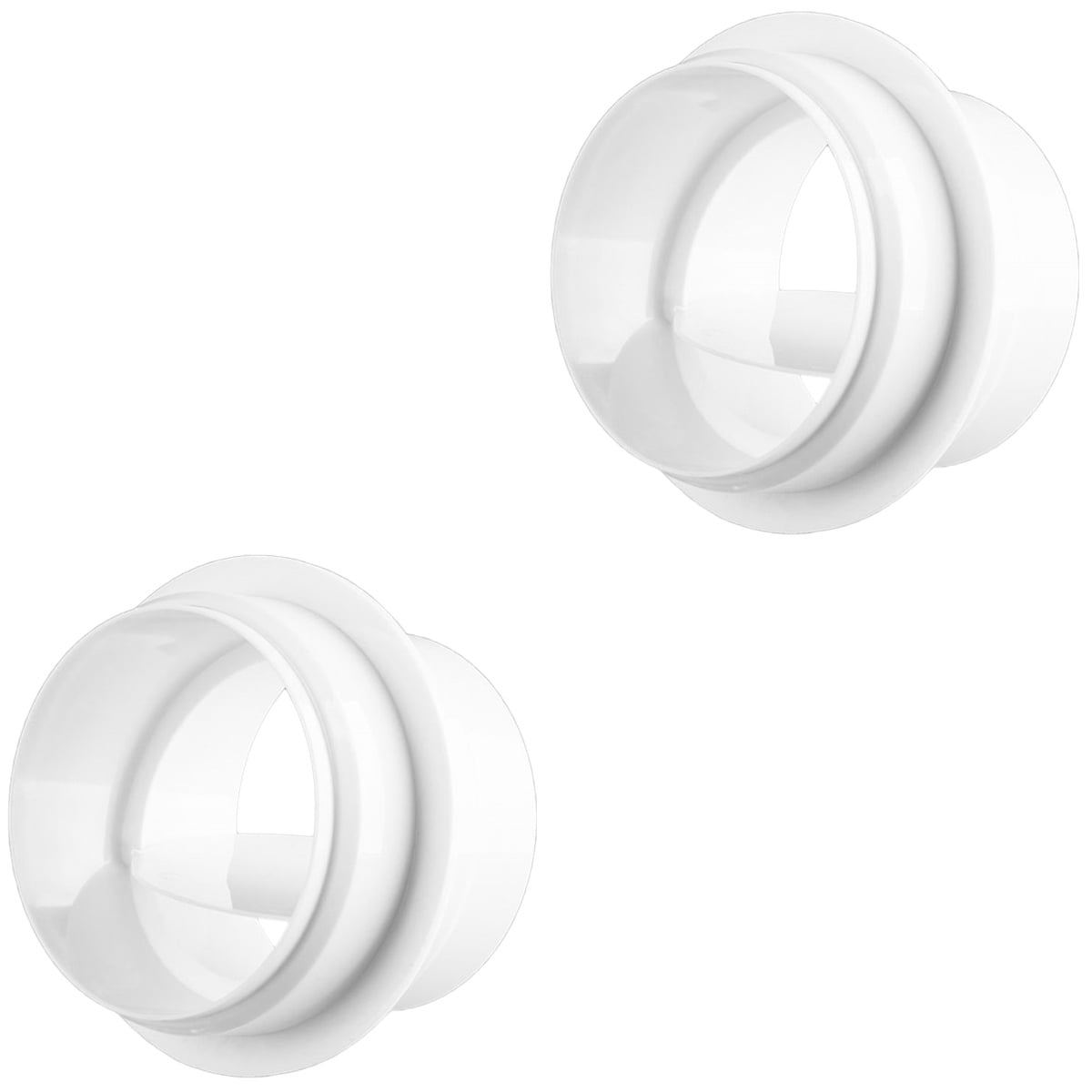 2 Pack Pipe Connector Air Conditioner Duct Damper Vent Hose Dryer ...