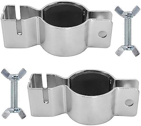 2 Pack Pipe and Drape Clamps, 3 Way Extra Double Crossbar, Drape ...