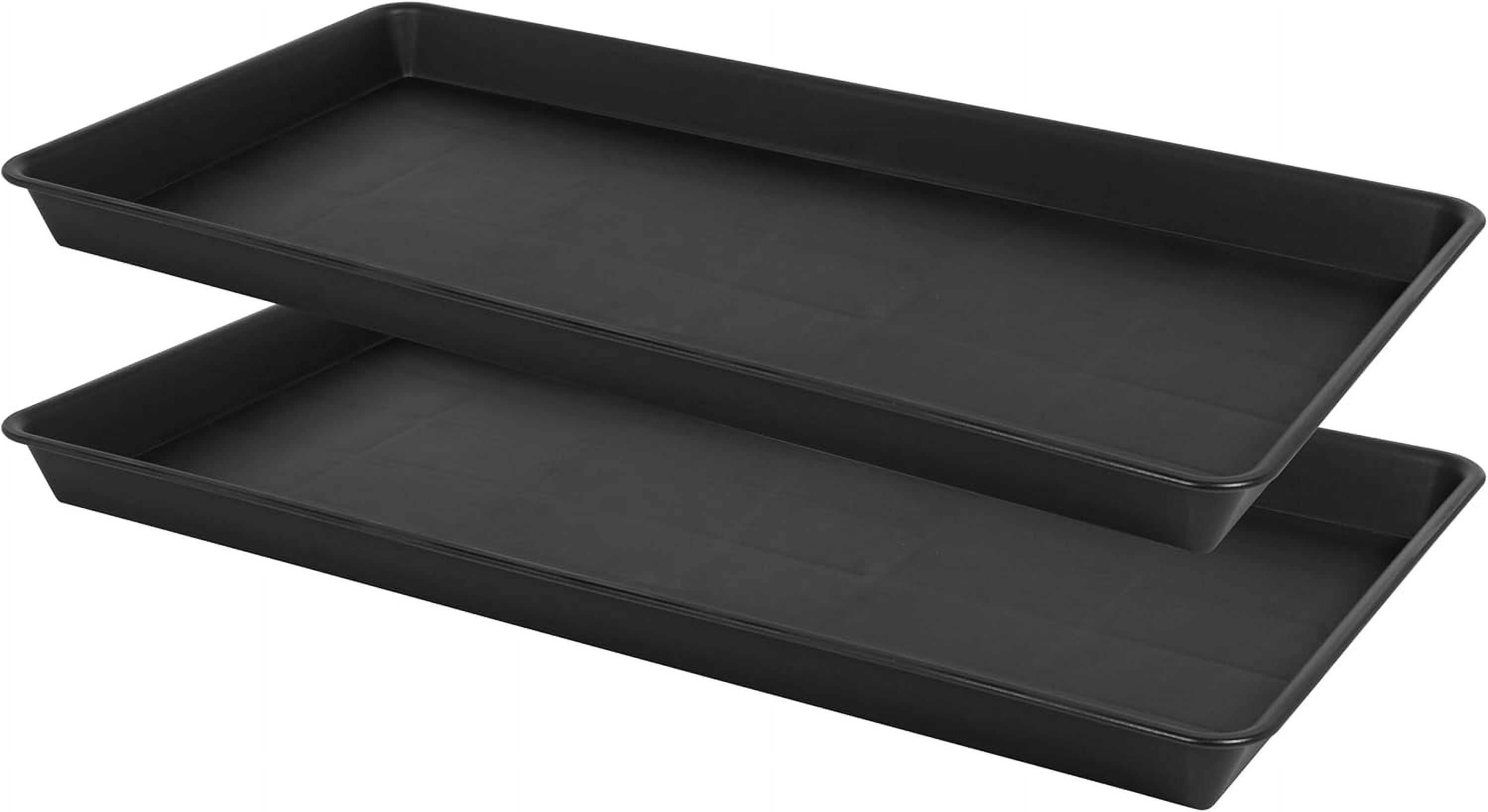 2 Pack Plant Growing Nursery 1020 Trays, Plant Saucer Tray, Heavy ...