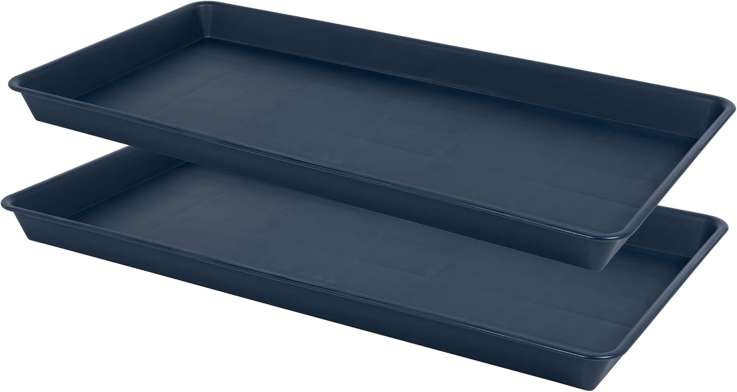 2 Pack Plant Growing Nursery 1020 Trays, Plant Saucer Tray, Heavy ...
