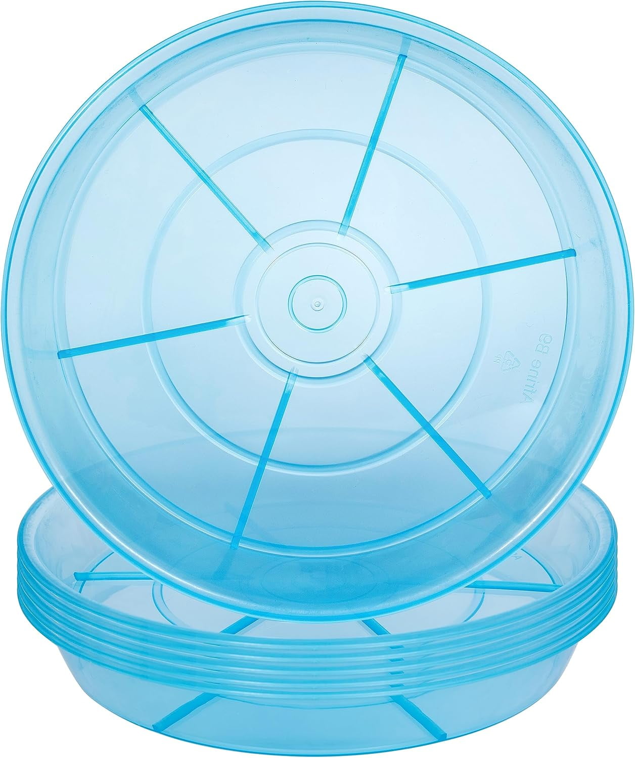2 Pack Plant Saucer Drip Tray 12 inch, Heavy Sturdy Plastic Planter ...