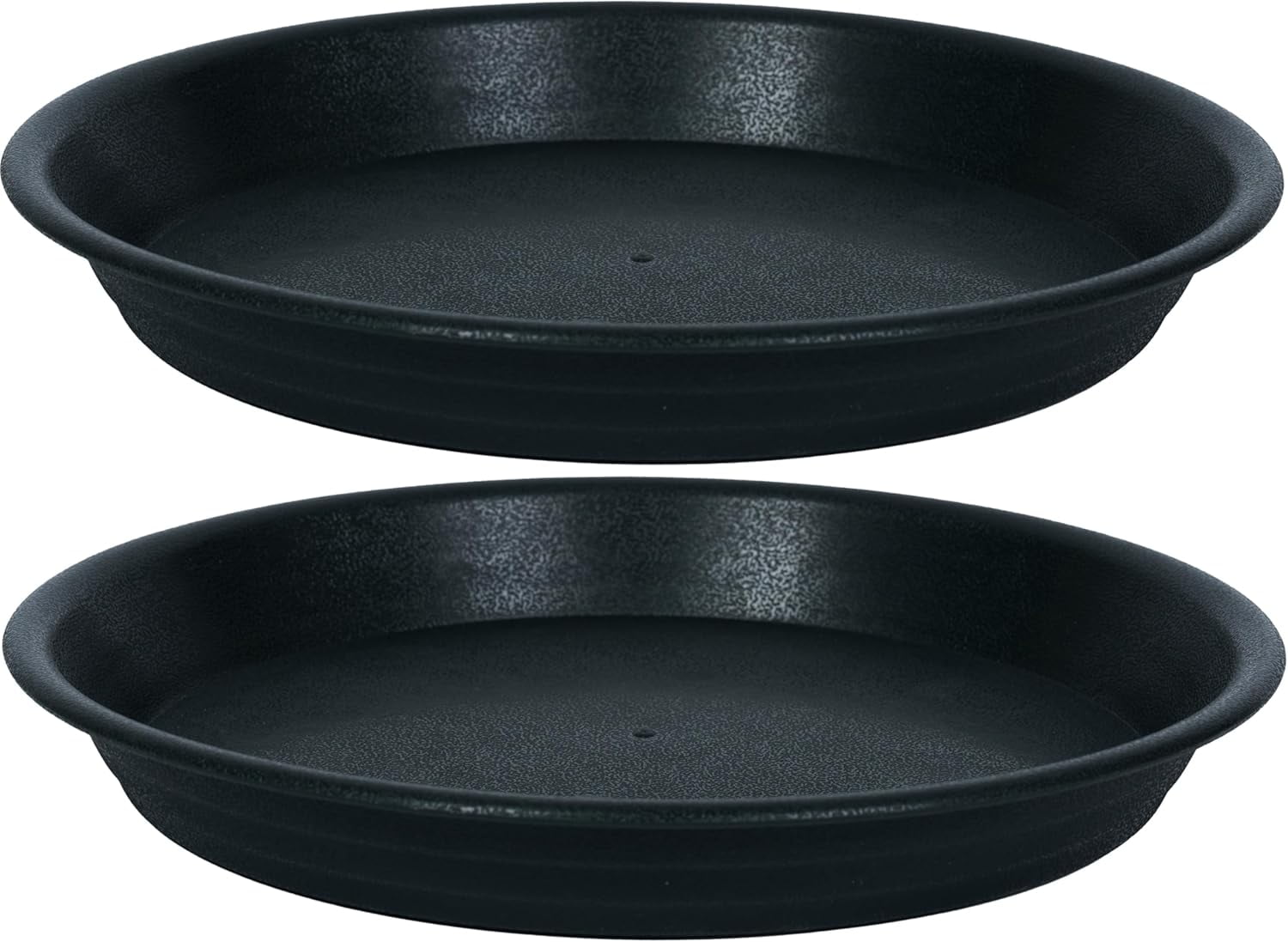 2 Pack Plant Saucer Drip Tray 13 14 inch, Large Plastic Flower Planter ...
