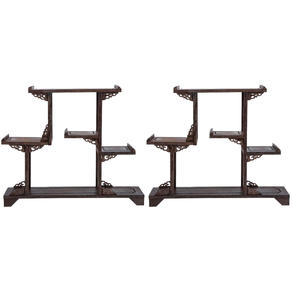 2 Pack Plant Stand Indoor Art Bakers Rack Home Decoration Bracket ...