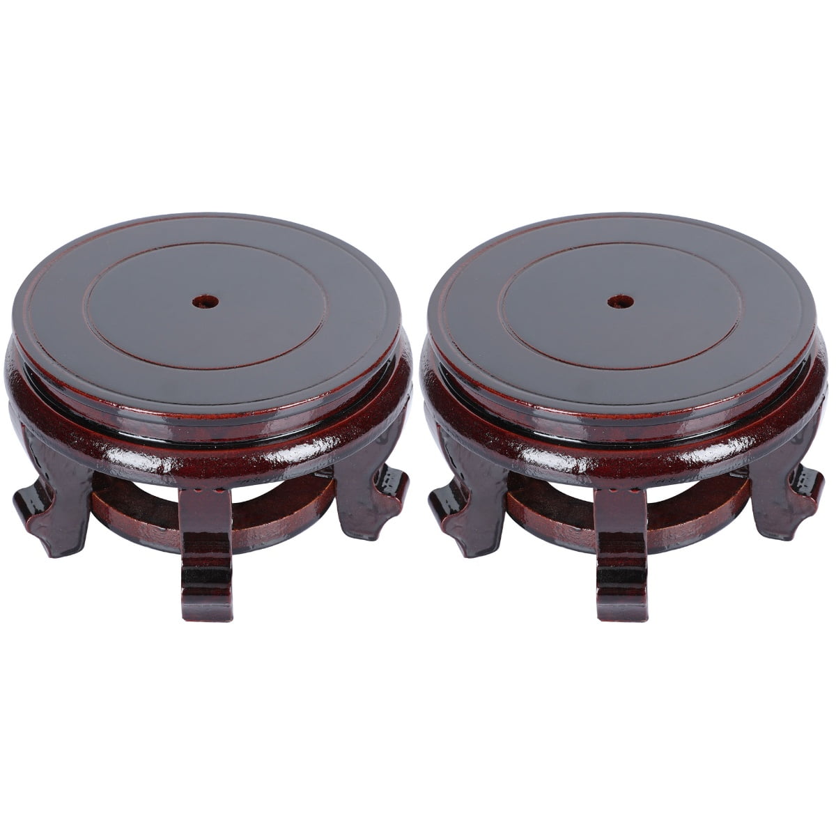 2 Pack Plant Wedding Decor Wooden Base Bracket Vase Base 22X10CM ...