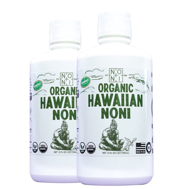 - 2-Pack Plastic Bottle 32oz - 100% Pure Hawaiian Organic Noni Juice ...
