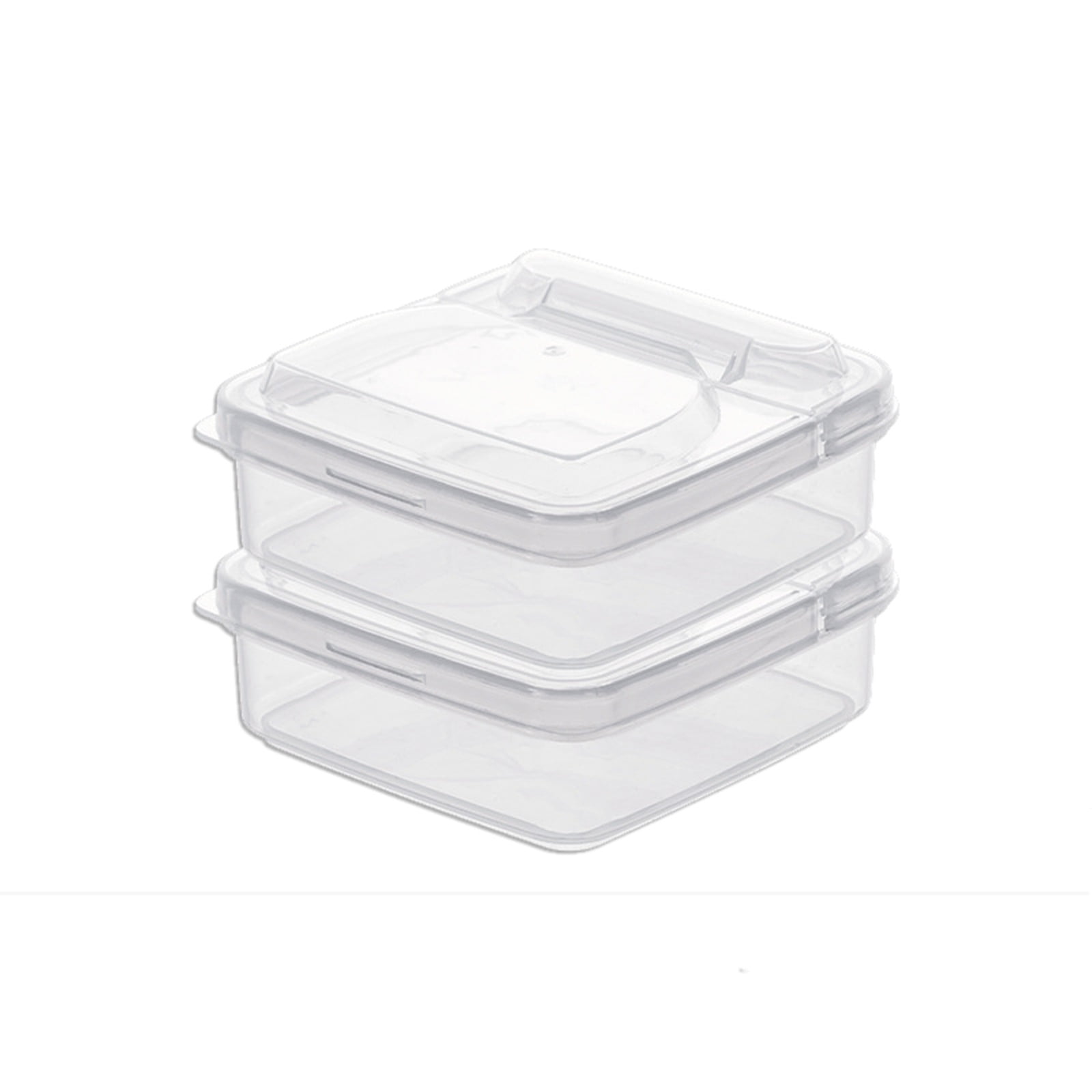 2 Pack-Plastic Cheese Storage Containers With Lids Airtight Keeps ...