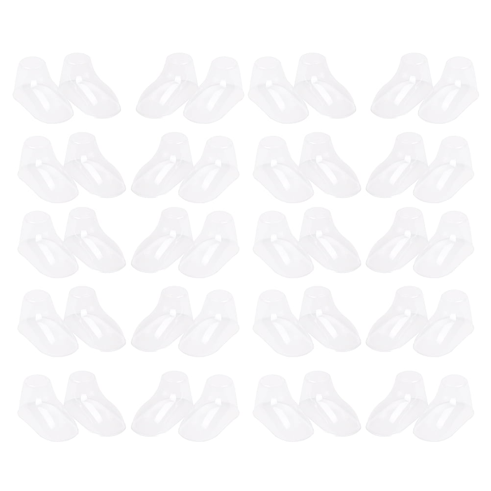 2 Pack Plastic Foot Mold Shoe Tree Display Cabinet Holder Feet ...