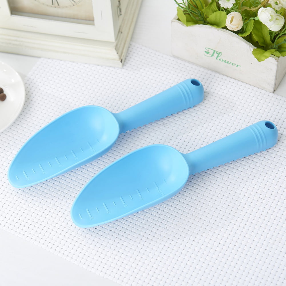 2 Pack Plastic Garden Shovel Plant Hand Shovel Trowels Home Gardening ...
