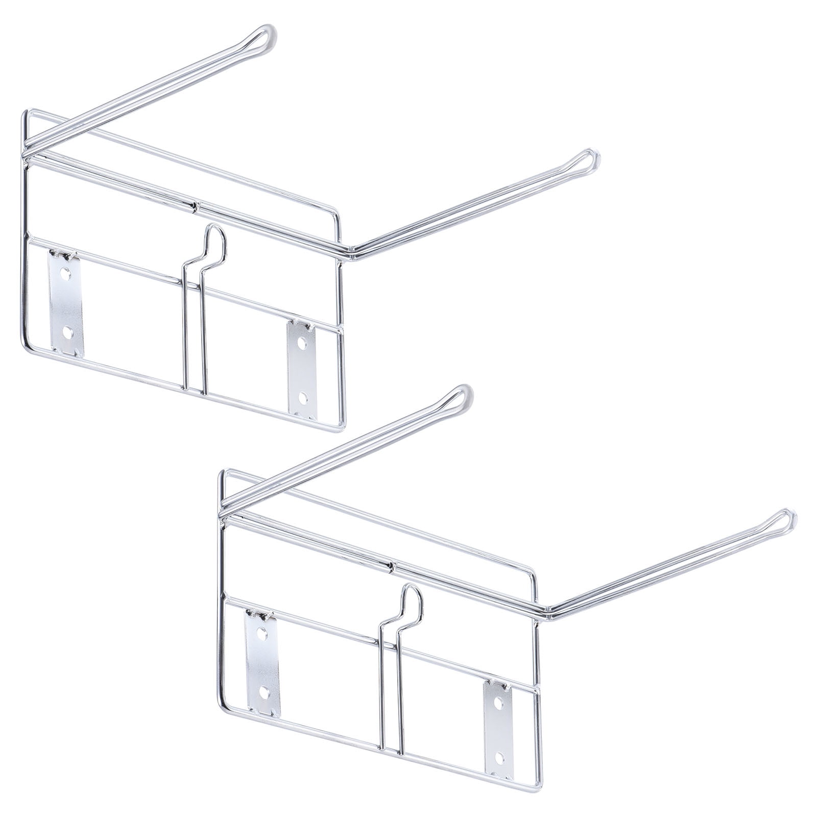 2 Pack Plastic Grocery Bag Holder, Metal T-Shirt Bag Rack Shopping Bag ...