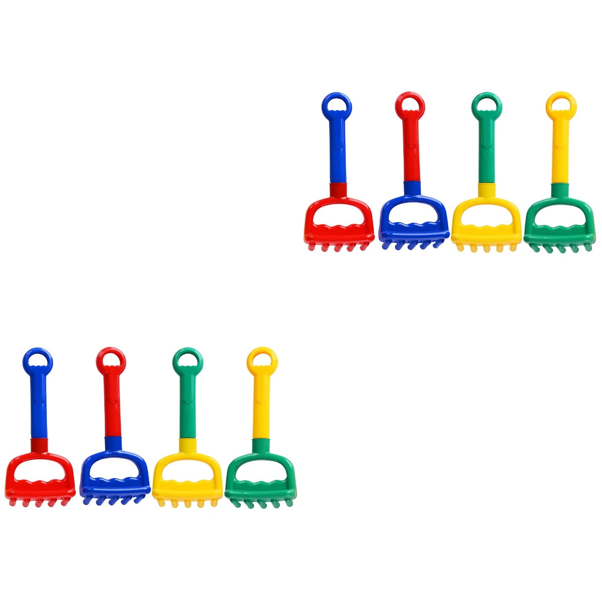 2 Pack Plastic Rake Beach Children's Sand Play Set Toys - Walmart.com