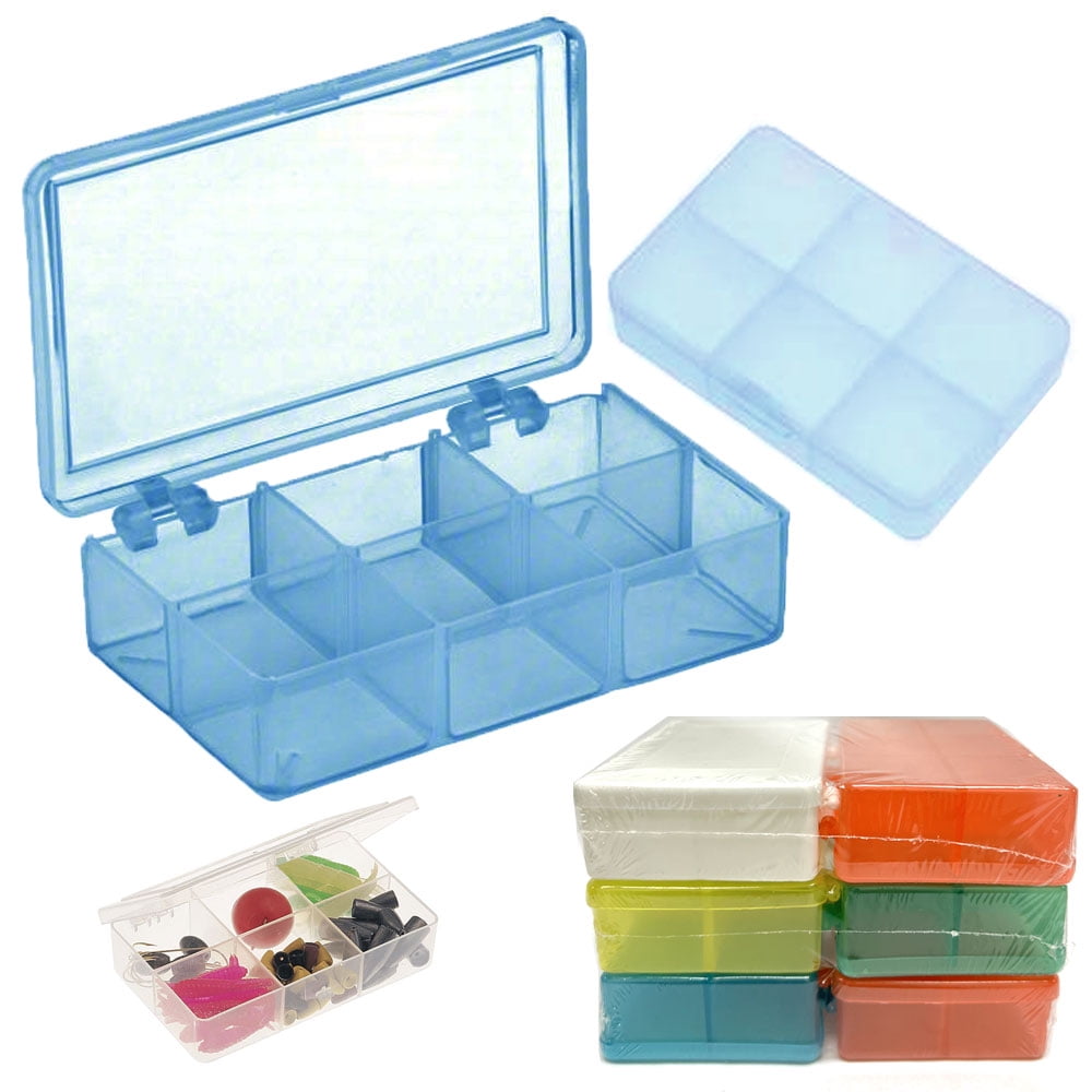 2 Pack Plastic Storage Containers Jewelry Box Bead Button Craft Screws ...
