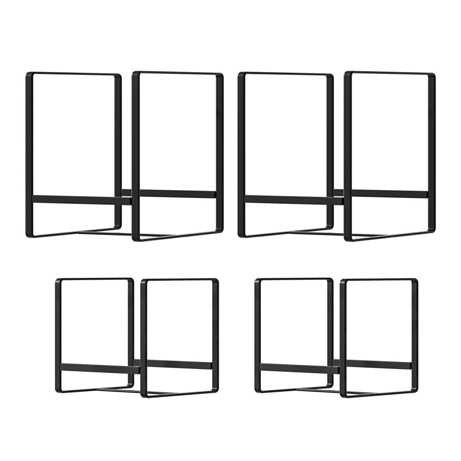 2 Pack Plate Holders Organizers 8 Slots Upright Cabinet Dish Drying ...