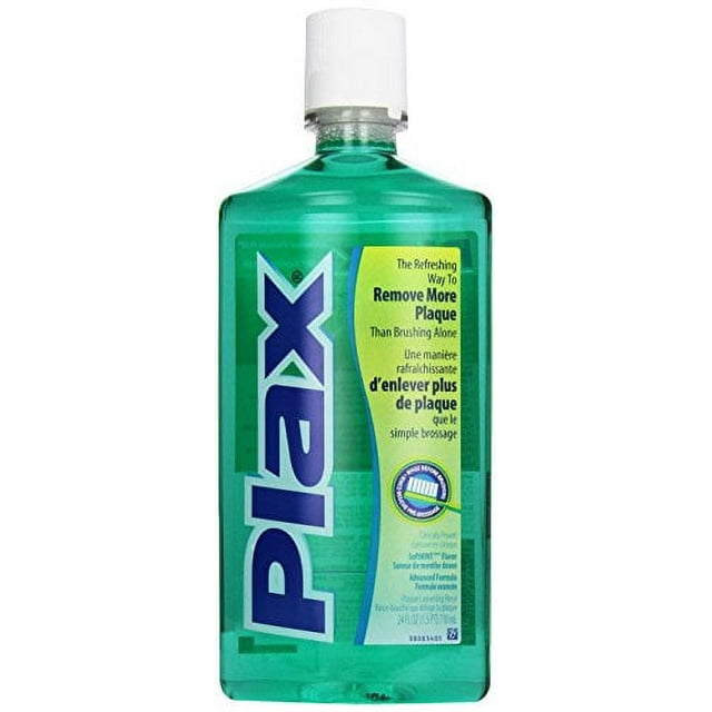 2 Pack Plax Dental Rinse Soft Mint 24oz Each - Walmart.com