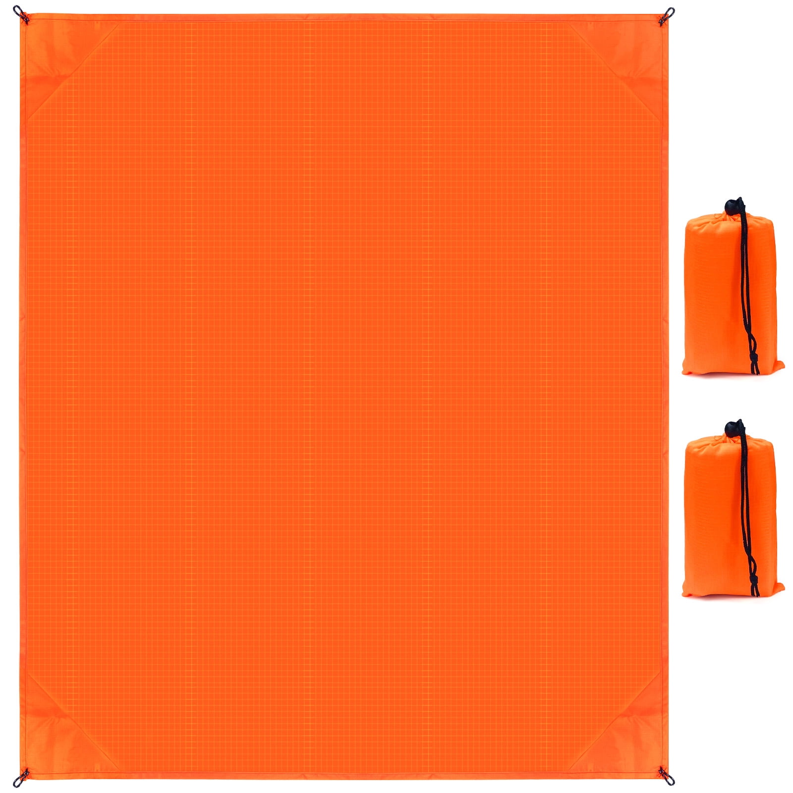 2 Pack Pocket Beach Blanket with Bag, 59'' x 55'' (2-3 Adults) Beach ...