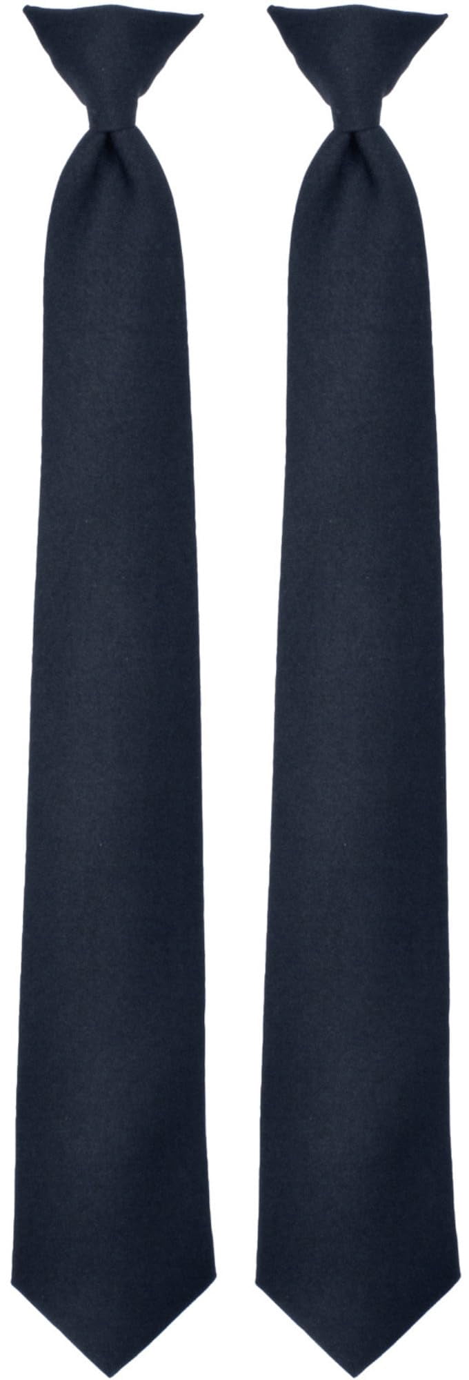 2 Pack Police Clip-On Uniform Tie Breakaway Law Enforcement Security ...