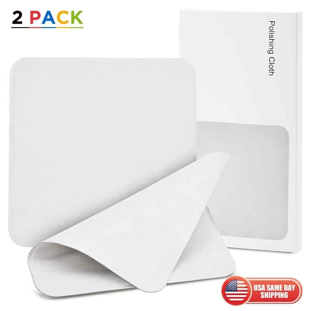 2 Pack Polishing Cloths for Apple iPhone, iPad, Mac, Apple Watch Screen ...