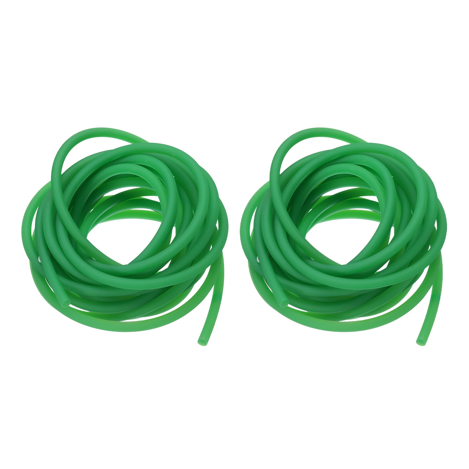 2 Pack Polyurethane Round Belts 6mm Dia, 5 Meters (16.4ft) Length PU ...