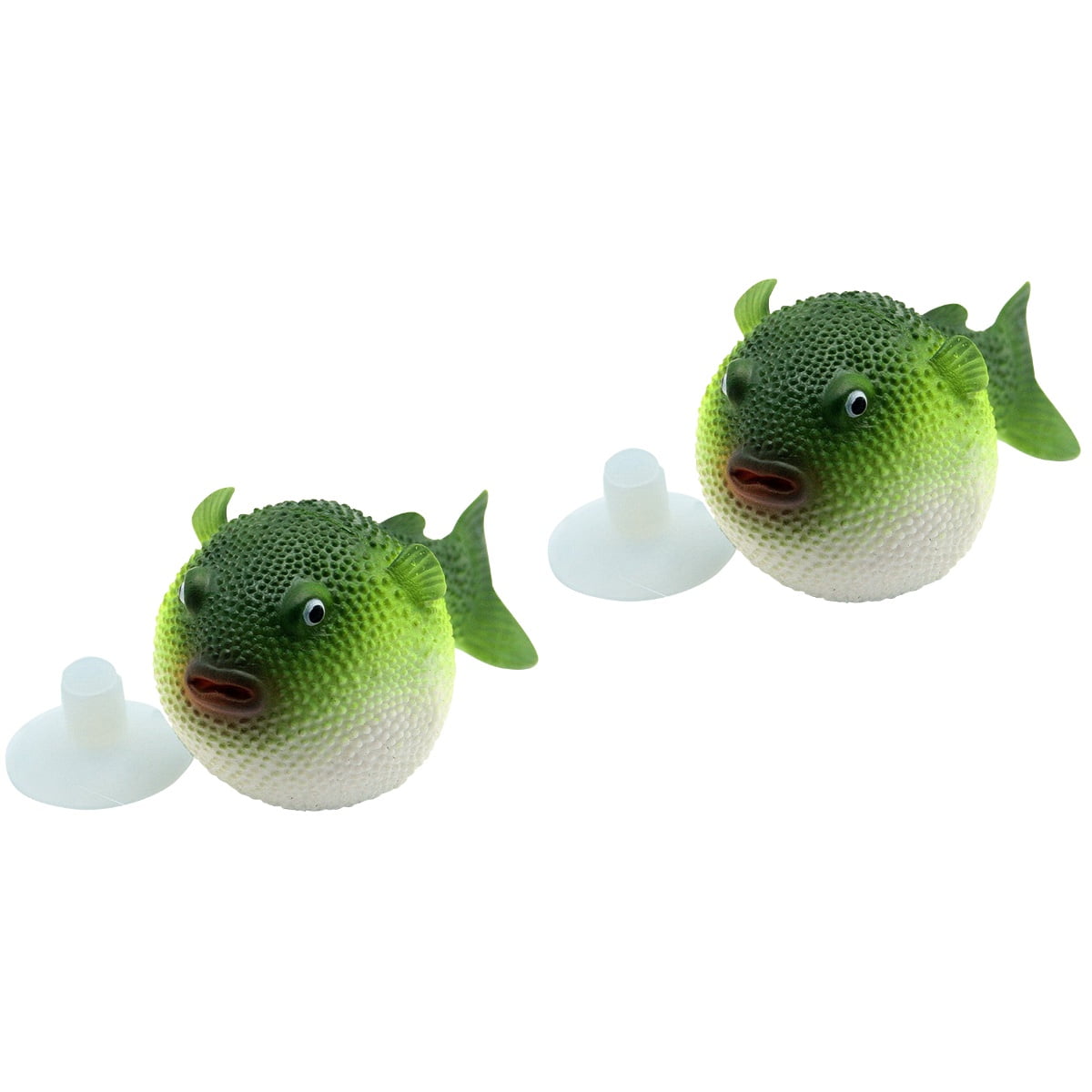 2 Pack Pond Puffer Fish Aquarium Colorful Decoration Lifelike - Walmart.com