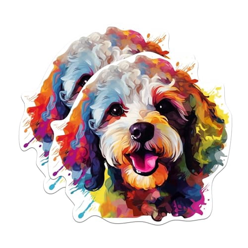 (2 Pack) Poodle Dog Breed Magnets - 5 Inches On Longest Side - Choose ...