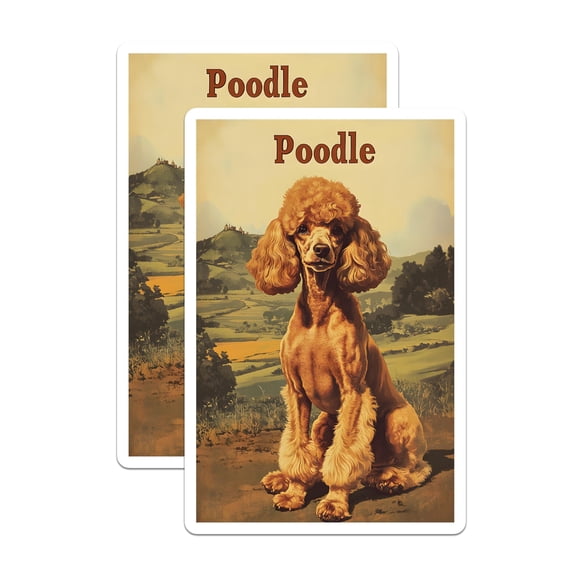 Poodle Decal