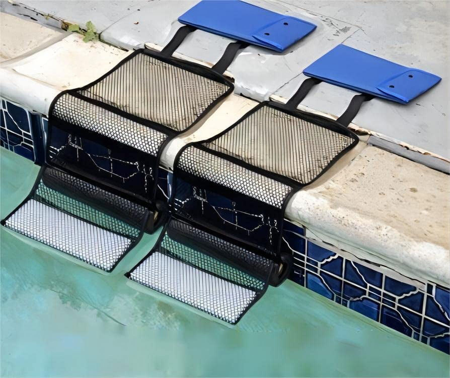 FOAUUH Pool Animal Escape Ramp, 48" Long Plastic Pet Ramp, Green, 150 ...