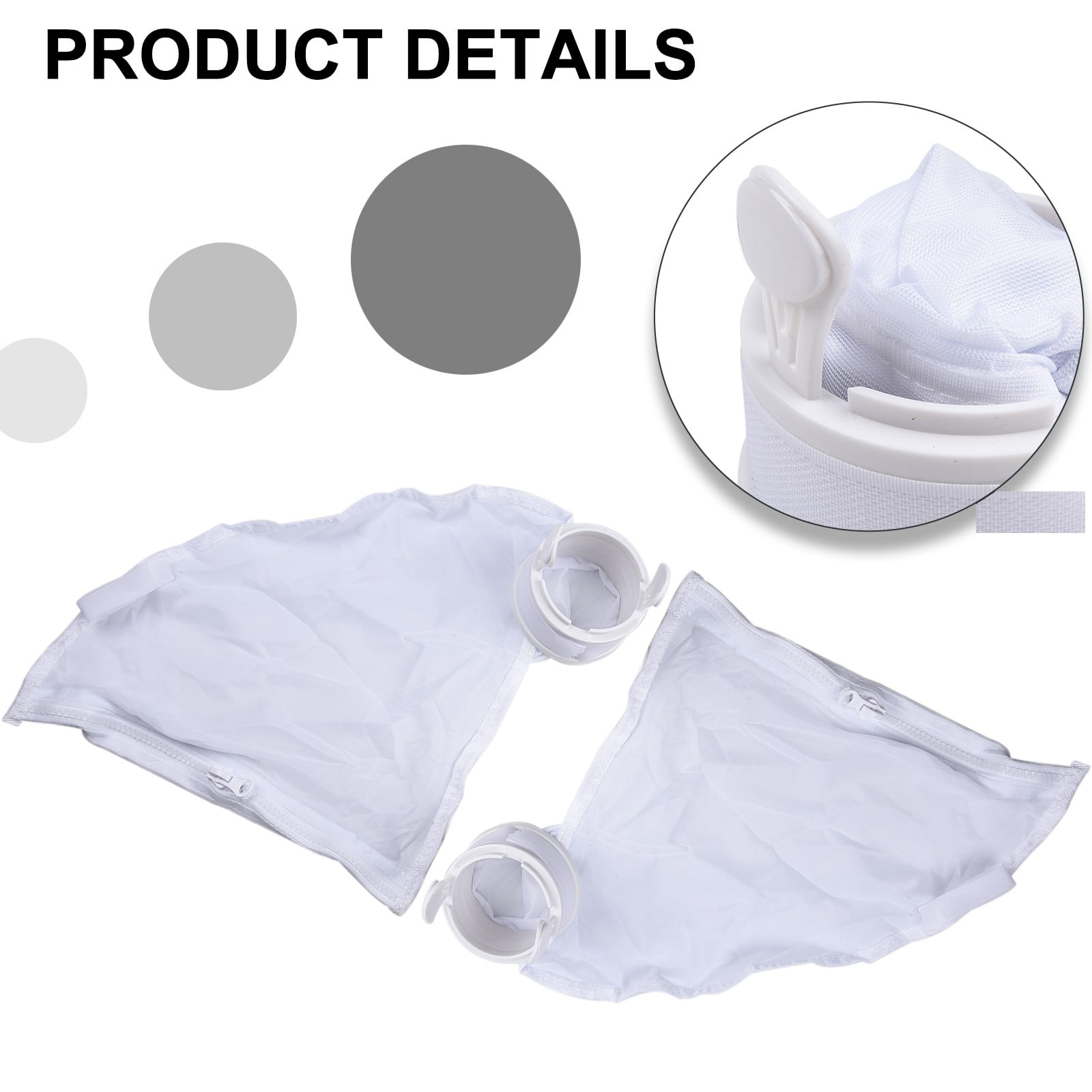 2 Pack Pool Cleaner Filter Bags Compatible with 280 480 Part K13 K16 ...