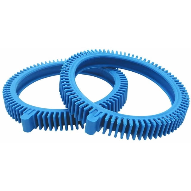 2 Pack Pool Cleaner Tires By - Fits for Poolvergnuegen Pool Cleaner ...