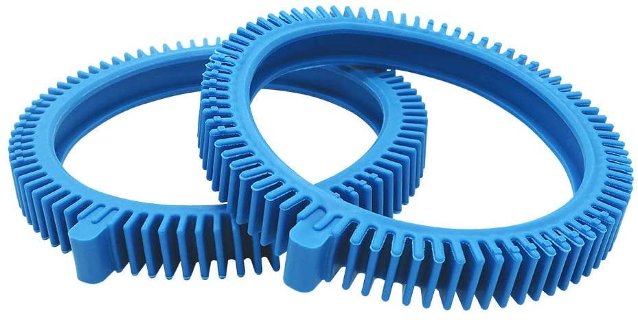 2 Pack Pool Cleaner Tires By - Fits for Poolvergnuegen Pool Cleaner ...