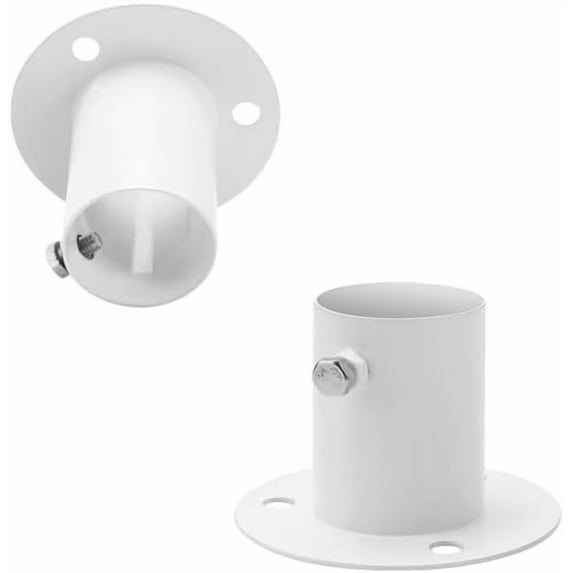 2 Pack Pool Ladder Brackets Deck Flanges, for Above Ground Pool Ladder ...