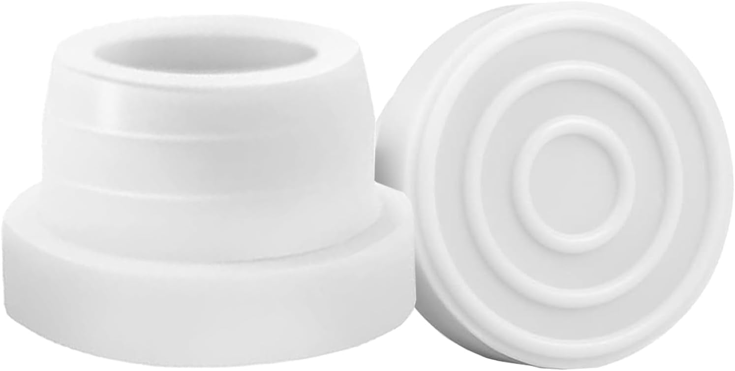 2 Pack Pool Ladder Bumpers for Inground Pool, Rubber Inside Plug Caps ...