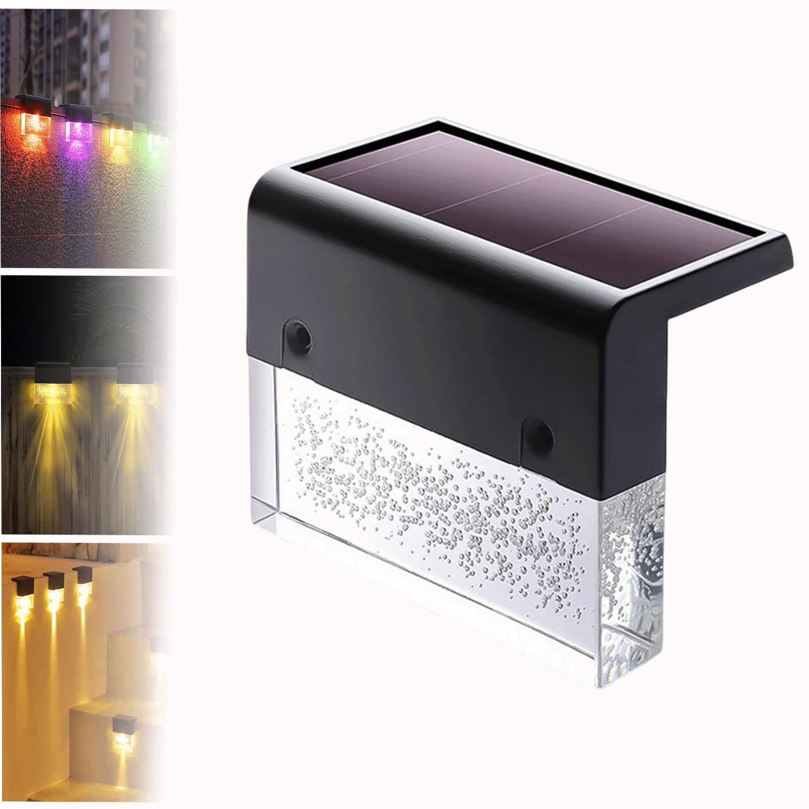 2 Pack Poolside Solar LED Lights for Above Ground Pools, Wireless ...