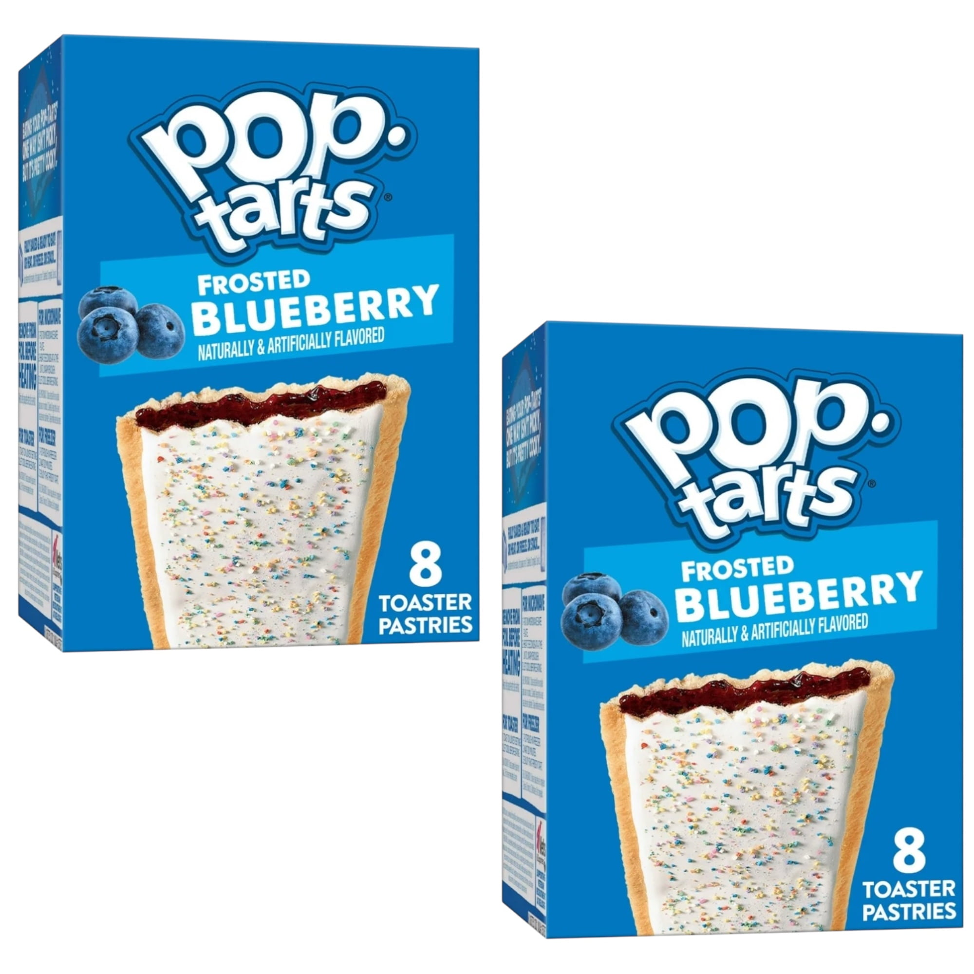( 2 Pack ) Pop-Tarts Frosted Blueberry Toaster Pastries, Breakfast ...