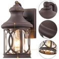 2-Pack Porch Lights Outdoor, Bronze Outside Lights for House ...