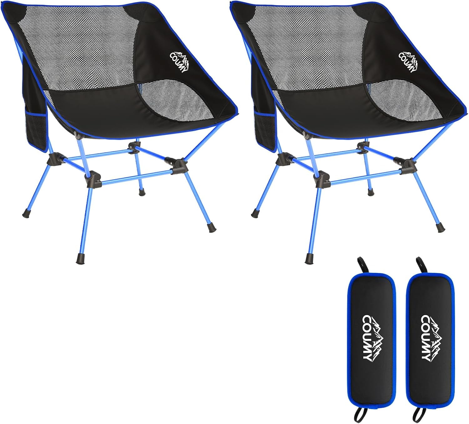 2 Pack Portable Camping Chair,Ultralight Compact Folding Chairs ...