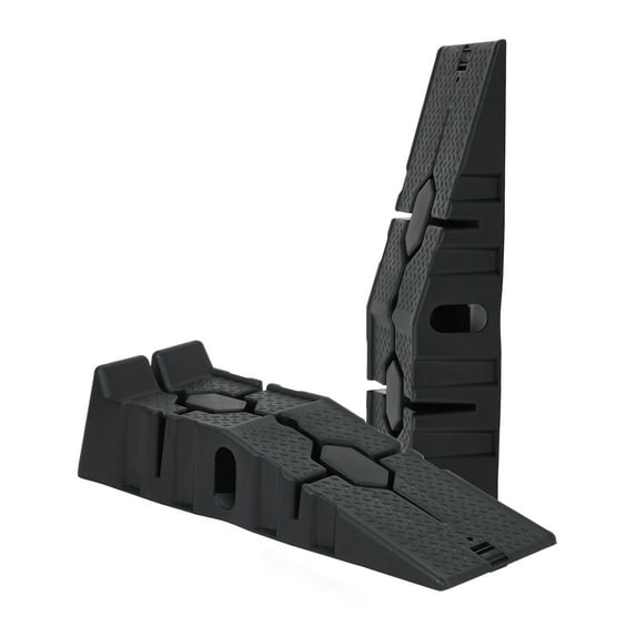 2 Pack Portable Car Ramps for Oil Changes,Heavy Duty Plastic Low ...