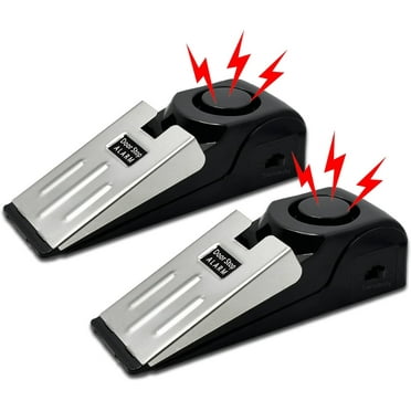 GIXUSIL Door Stop Alarm, Door Stopper with 120DB Security Alarm, Floor ...