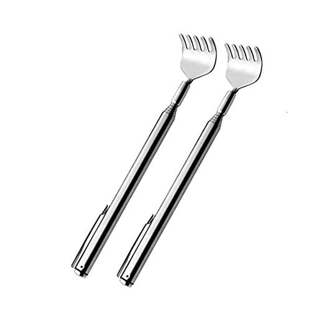 2 Pack Portable Extendable Telescopic Metal Back Scratchers/Hand ...