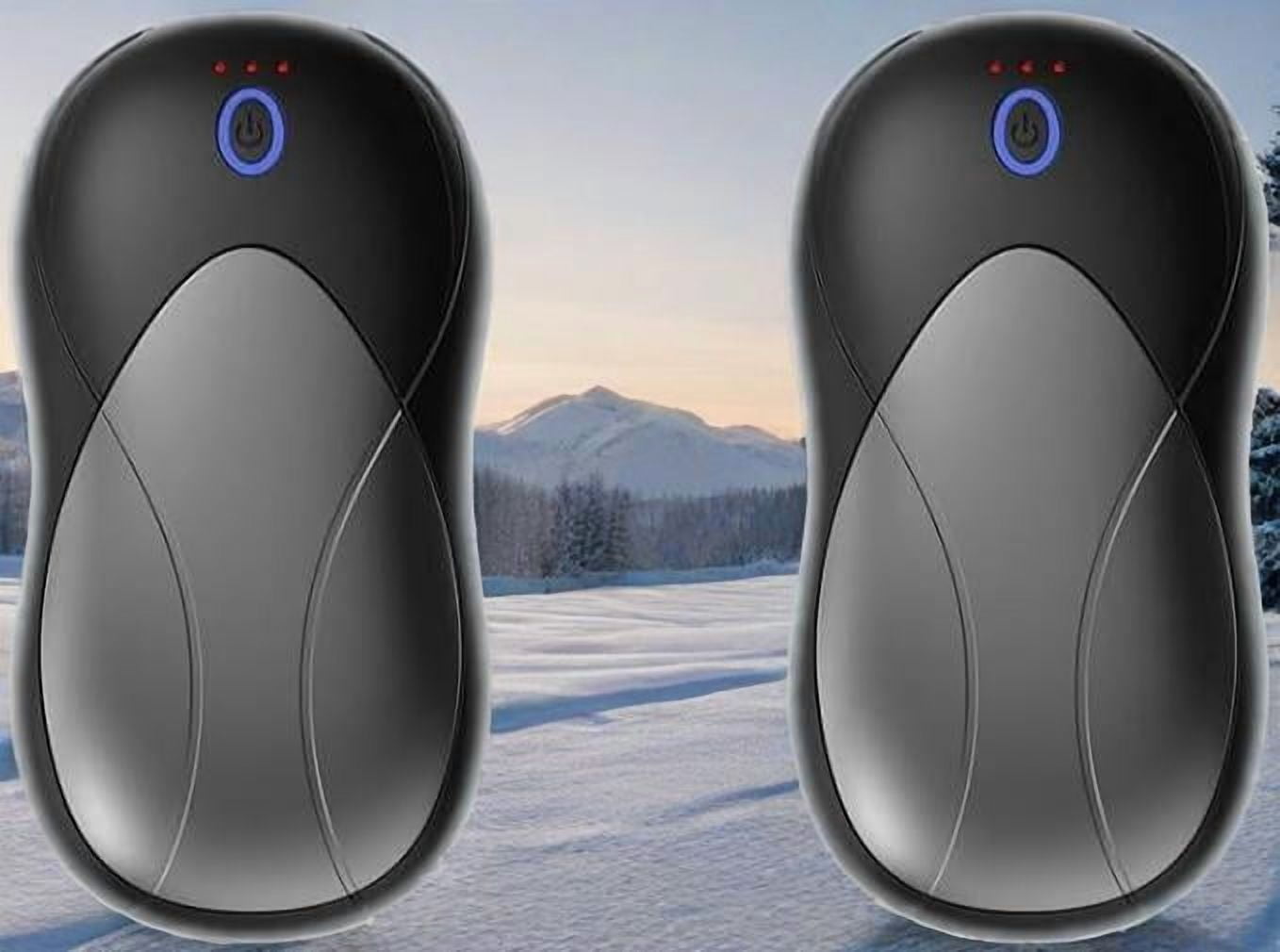 2 Pack Portable Hand Warmer, 6000 mAh Rechargeable Hand Warmers Double ...