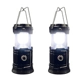 BN-LINK 2 Pack LED Camping Lantern, Portable Waterproof Solar USB ...